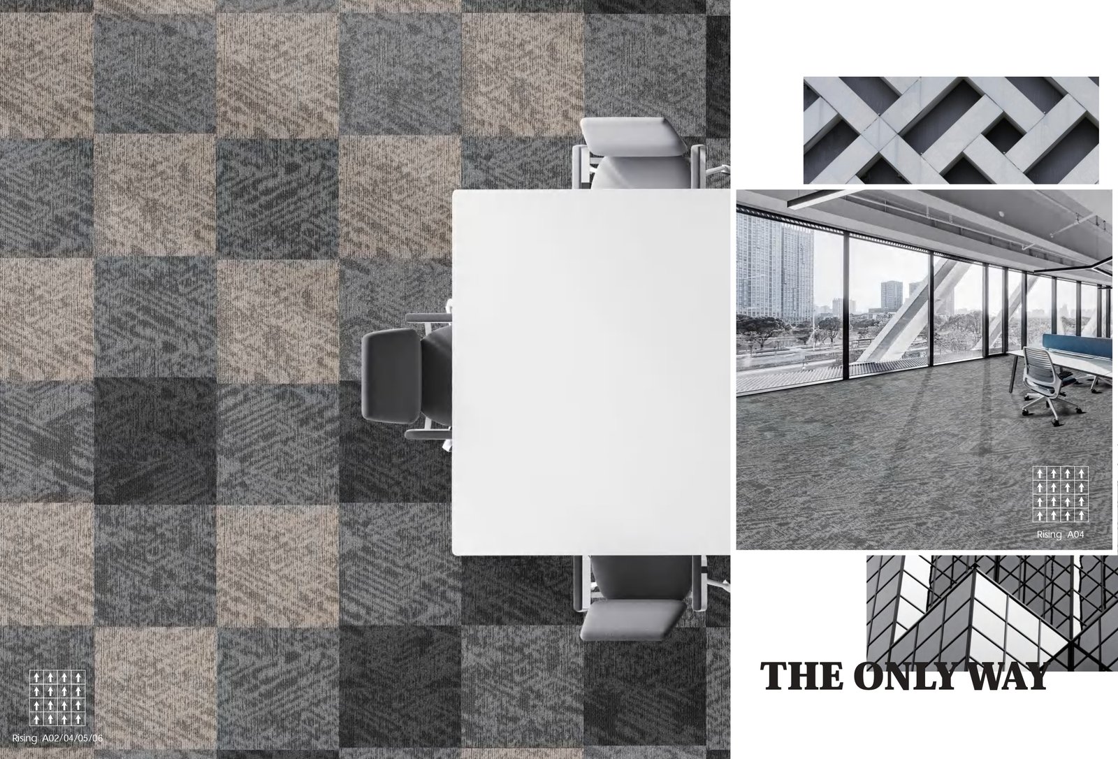 Rising Collection Carpet Tiles – Style Meets Durability